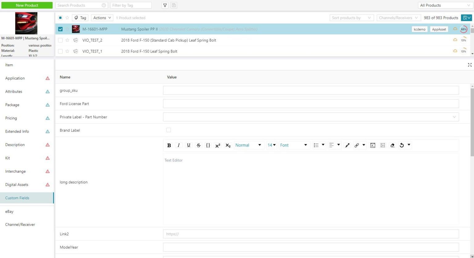 PDM Custom Field Grouping: Moving Beyond ACES and PIES